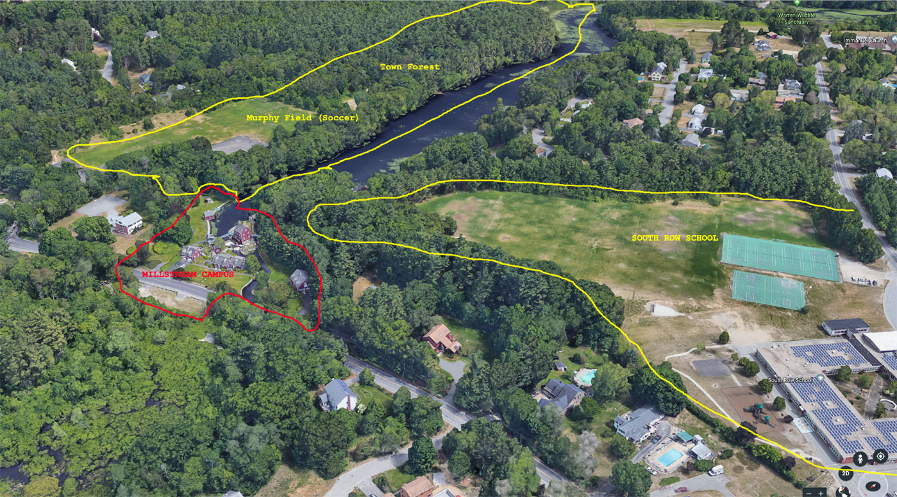 Aerial View – The Historic Millstream